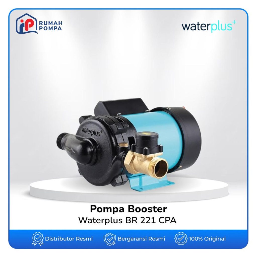 Pompa Booster Waterplus BR-221CPA + Cover - Rumah Pompa