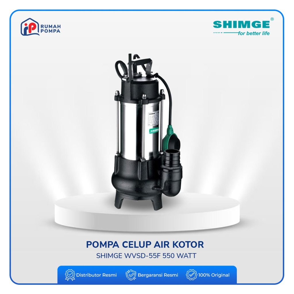 Pompa Celup Air Kotor Shimge WVSD 55F - Rumah Pompa