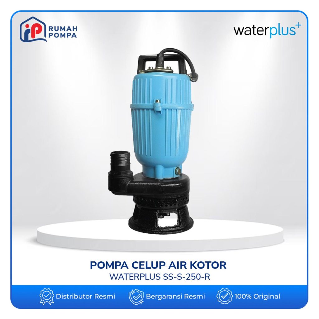 Pompa Celup Air Kotor Waterplus SS-S-250-R - Rumah Pompa